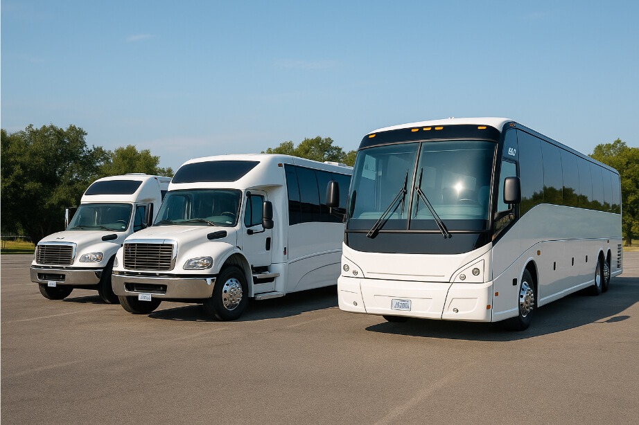 Types of Buses We Offer at Fort Wayne Minibus Company